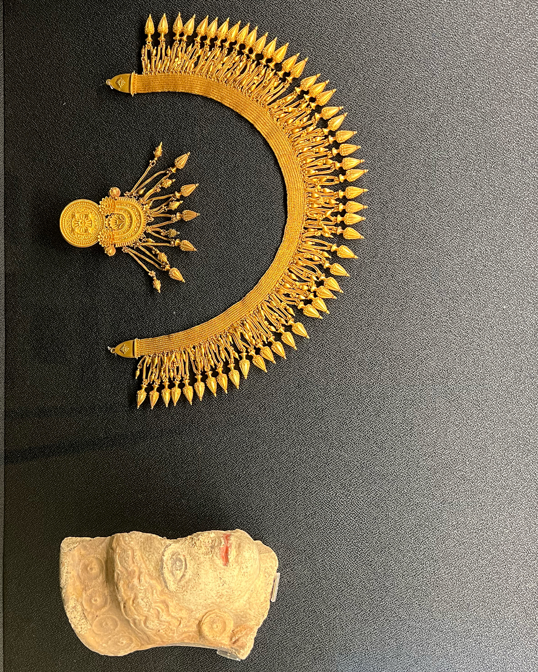 Exhibition setup of "Cartier & Myths" at Palazzo Nuovo.